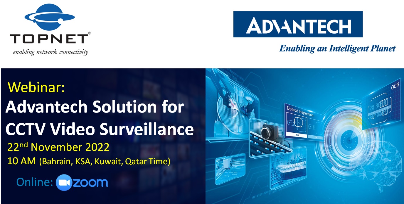 Advantech Solution for CCTV Video Surveillance Webinar | Nov 22, 2022 ...